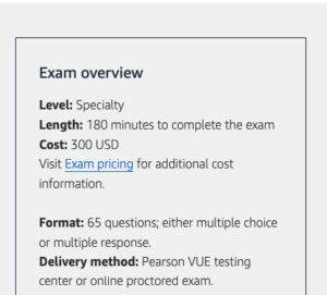 Preparation Guide for AWS Certified Machine Learning – Specialty Exam ...
