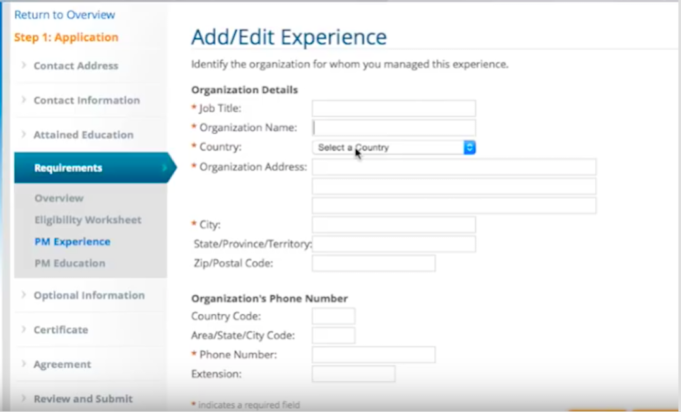How to Correctly Fill the Online PMP Application Form? - Whizlabs Blog