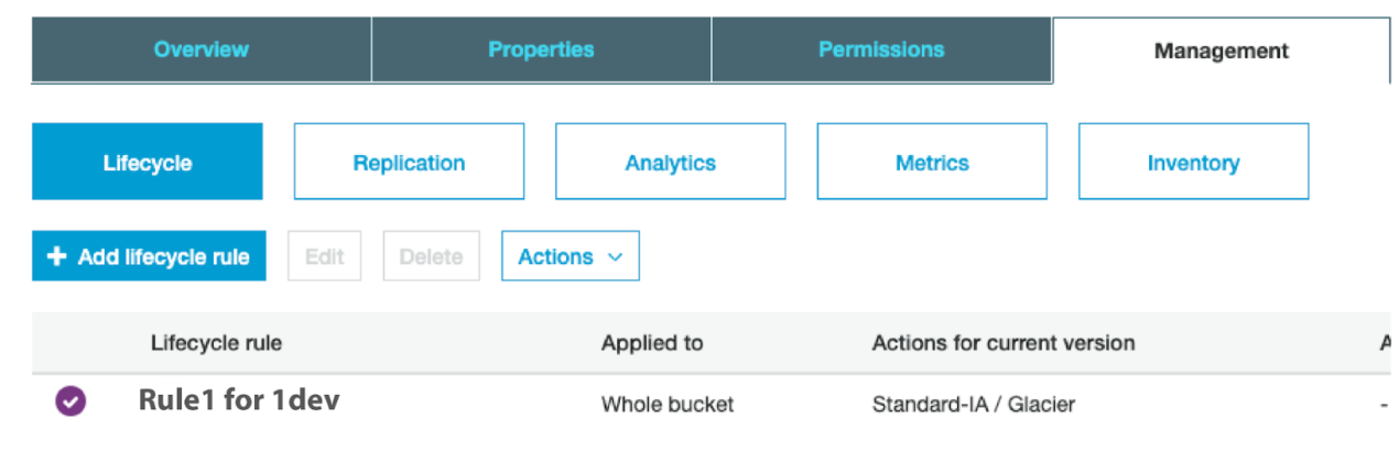 How to create a Lifecycle Policy for an S3 Bucket?-Blog