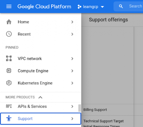 4 types of Google Cloud Support Options for you.