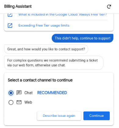4 types of Google Cloud Support Options for you.