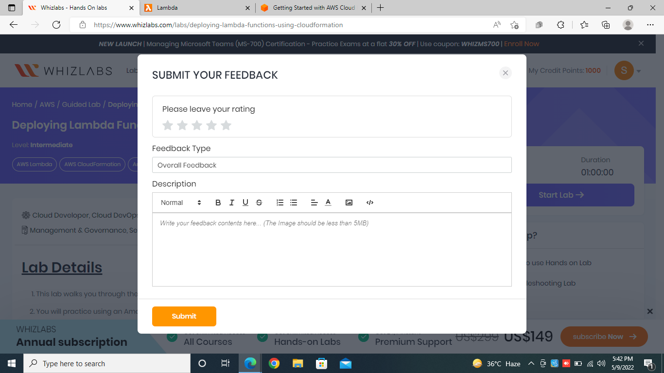 A Beginners Guide to Cloud Hands-on Labs - AWS, Azure,Google