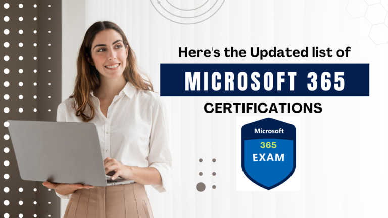 Here's the list of Microsoft 365 Certifications [UPDATED]